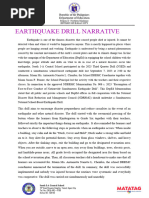 1st Quarter NSED - NARRATIVE REPORT - PAKU NATIONAL HIGH SCHOOL | PDF ...