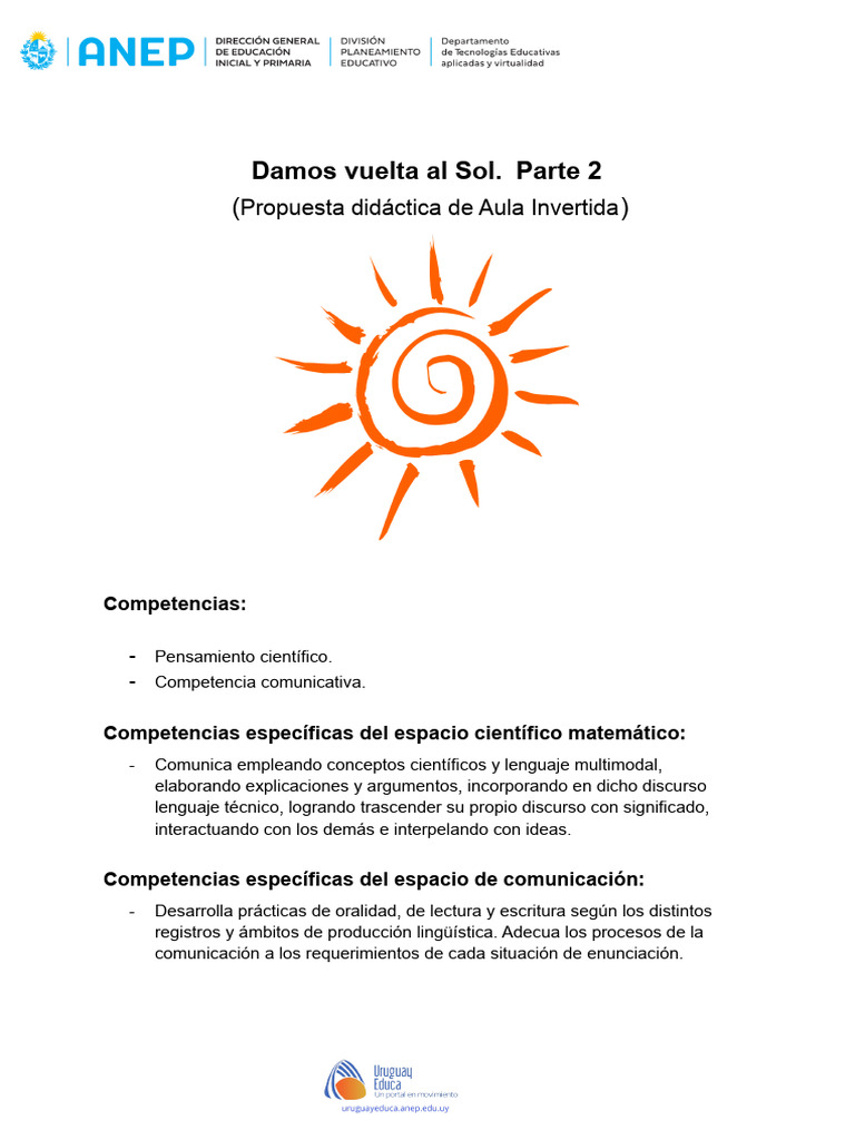 El Sol. Características. Parte 2 (Propuesta Didáctica Aula Invertida ...
