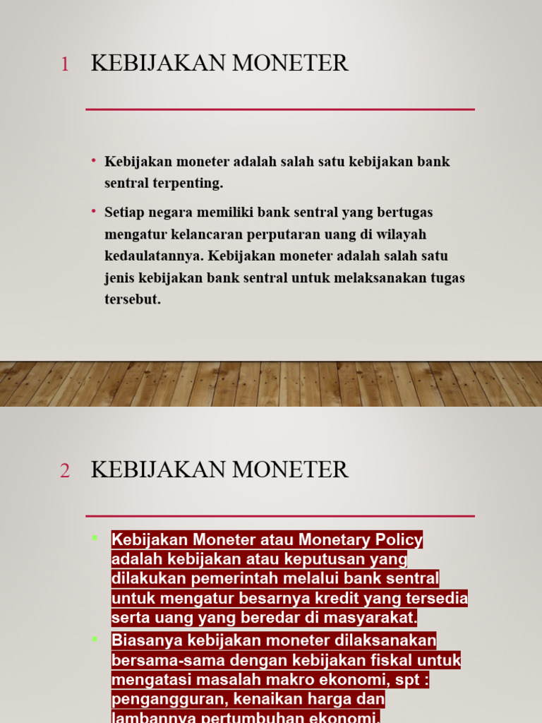 Hukum Perbankan 2 (Kebijakan Moneter) | PDF
