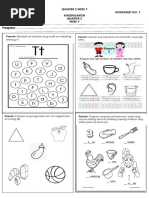 Letrang FF Kindergarten Worksheets | PDF