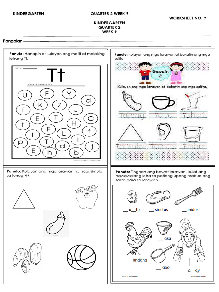 1 Kinder Learning Activity Sheets Quarter 2 Week 9 MISTOLA DARWIN D | PDF