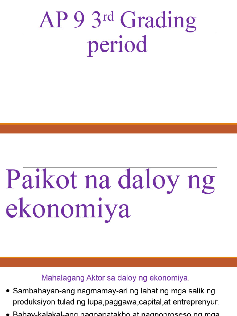 RM AP 9 Third Quarter | PDF