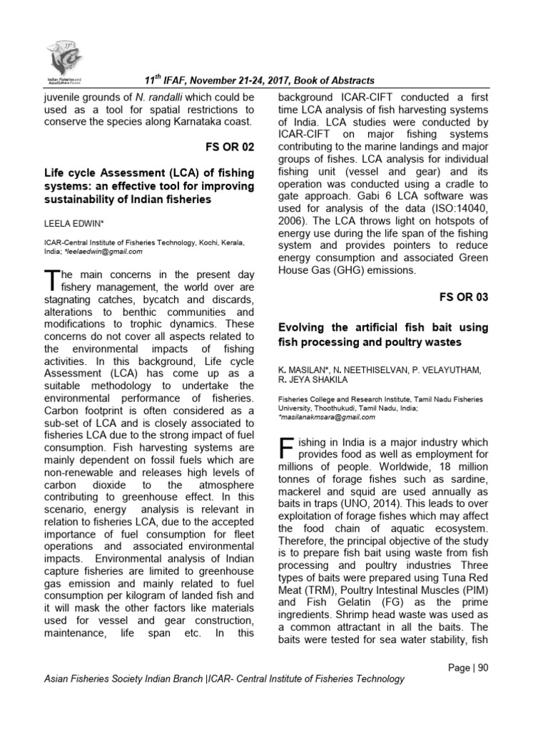 LCA of Fishing Systems | Download Free PDF | Life Cycle Assessment ...