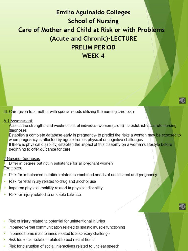 Week 4 - NCM 109 Lec With Recorded Discussion | PDF | Childbirth ...