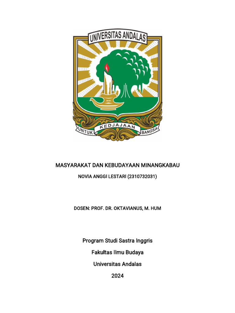 Novia Anggi Lestari (2310732031) - Midterm Exam MKM | PDF | Travel