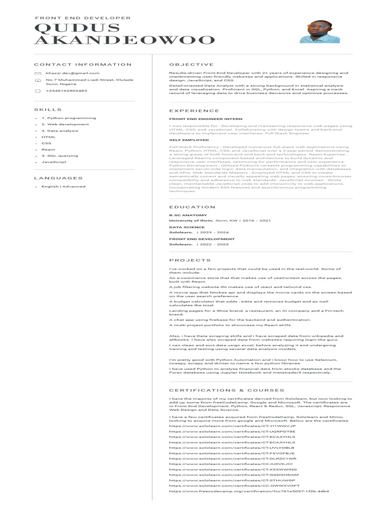 K.dev Resume | Download Free PDF | Software Engineering | Web Development