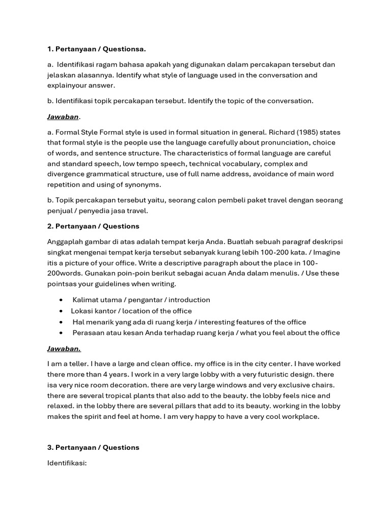 Dokumen2 | PDF | Syntax | Grammar