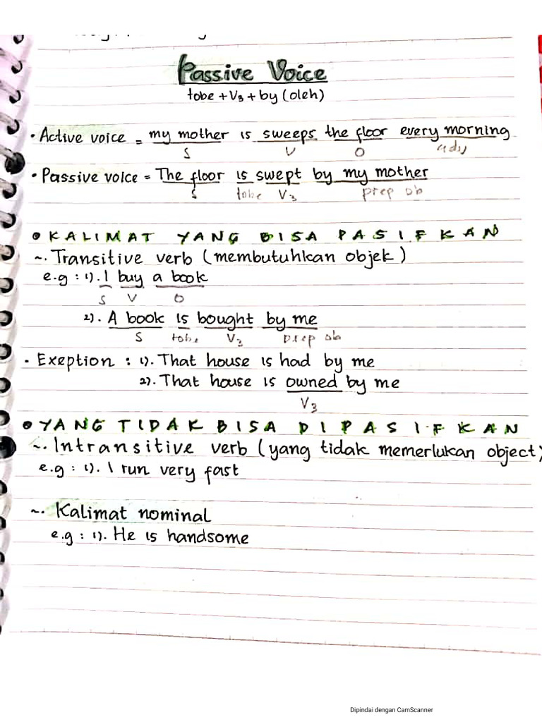 Resume Passive Voice | PDF