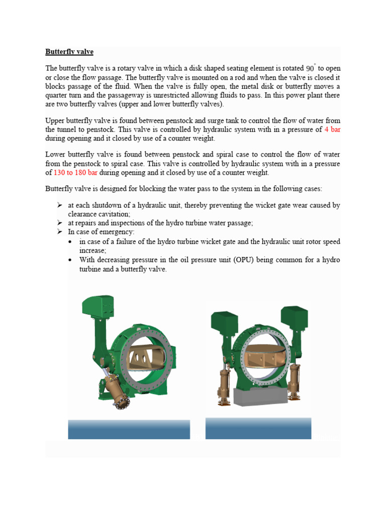 Butterfly, Bypass and Air Vent Valve | PDF | Valve | Hydraulic Engineering