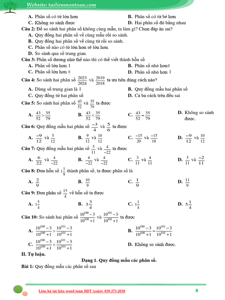 Co Ban Lop 6 Tap 2 1 | PDF