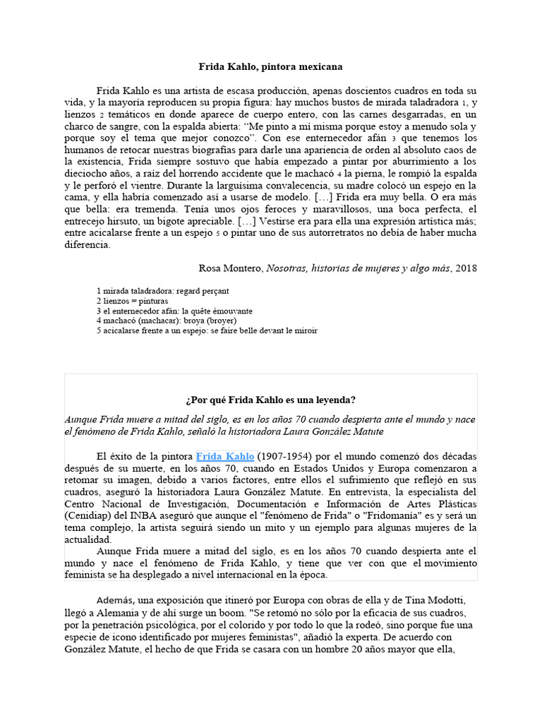 Frida Kahlo: Icono del Arte y Feminismo | PDF | México | Muñecas