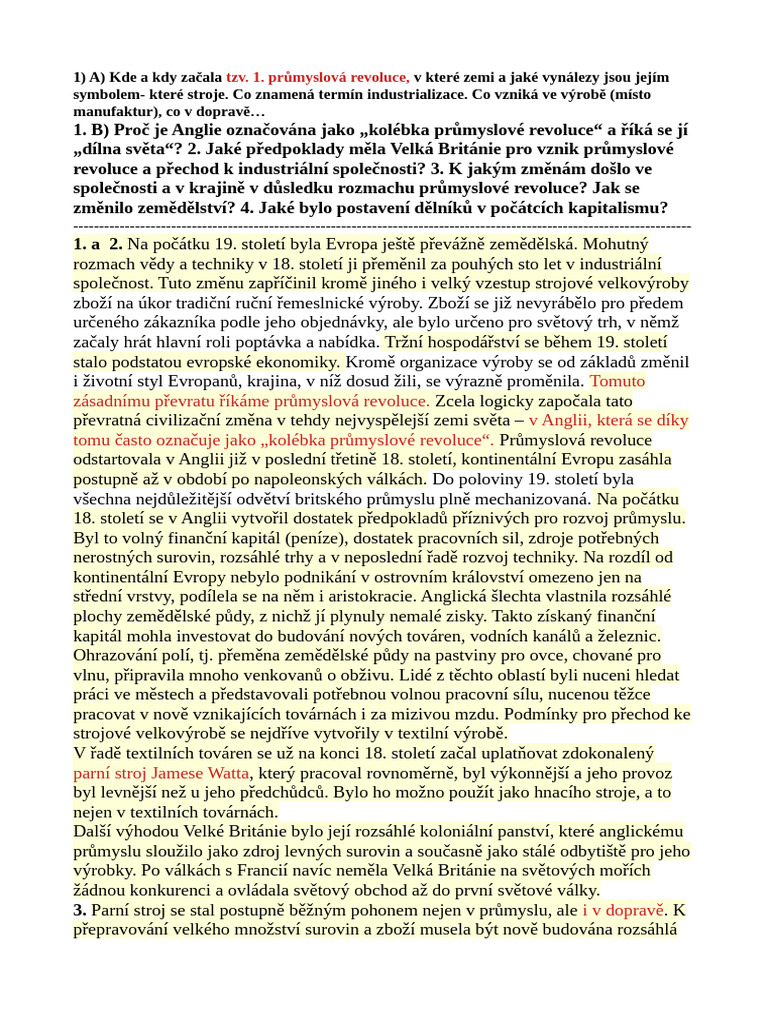 Studijní Podklady K Písemné Práci D 3.E Jaro 2024 - Kopie | PDF