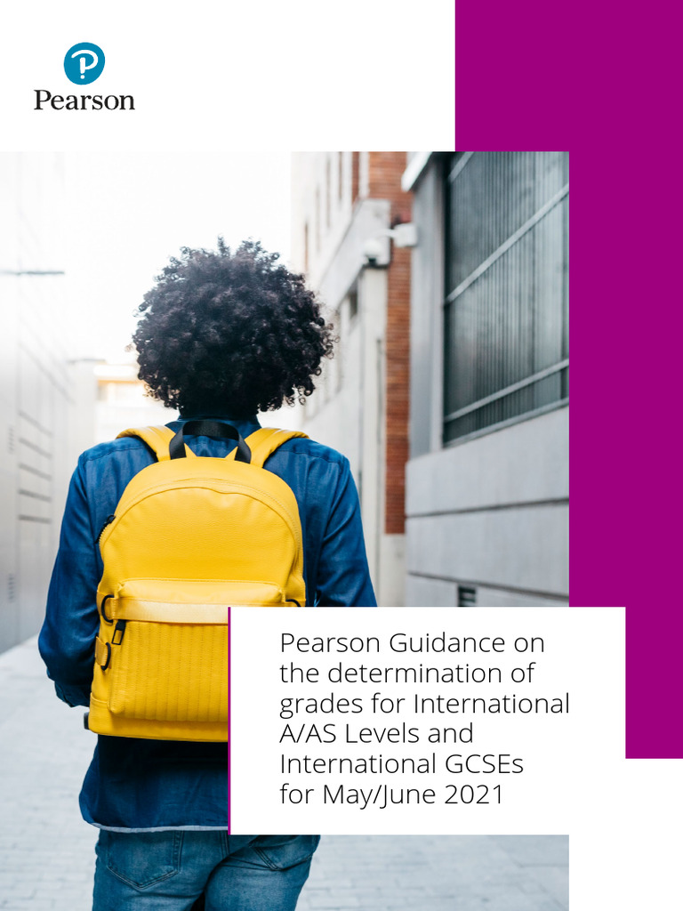 Pearson 2021 Grade Guidance for Intl A/AS Levels & GCSEs | PDF