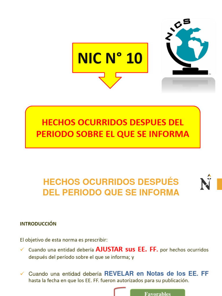 NIC 10 Hechos Ocurridos-JMO | PDF