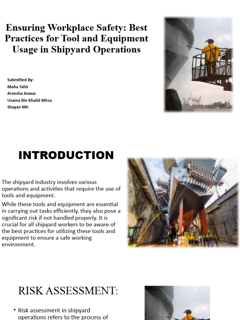 Shipyard Safety: Tool Usage Best Practices | PDF | Risk | Occupational ...