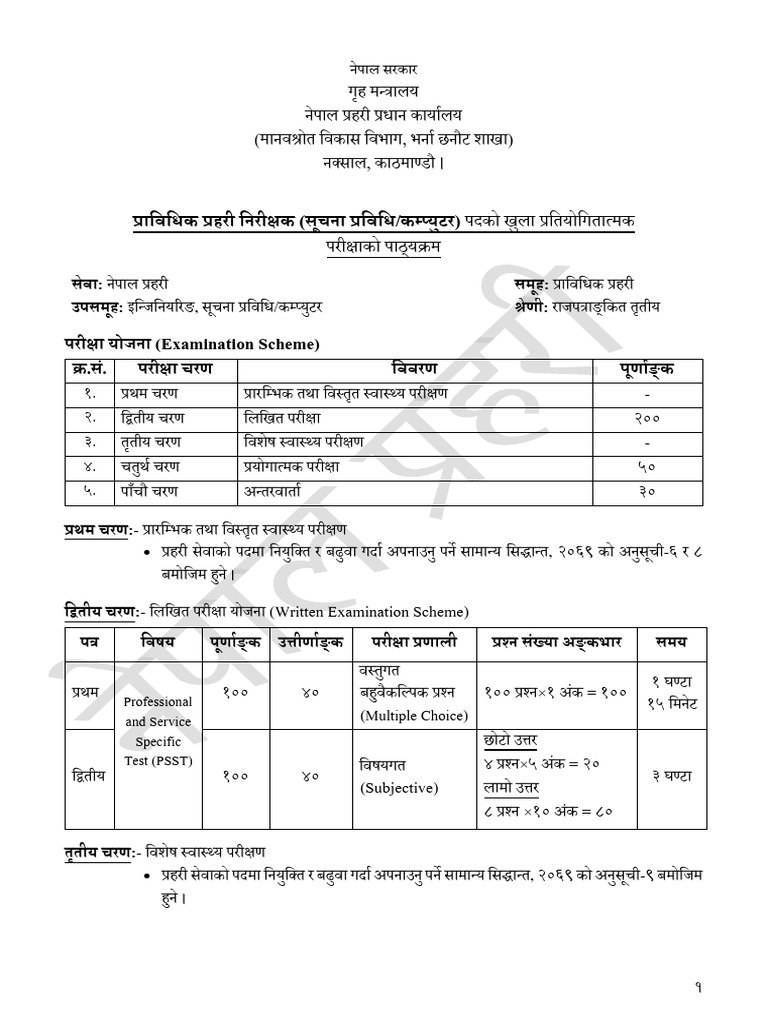 Computer Insp Final 2079 11 17 | PDF