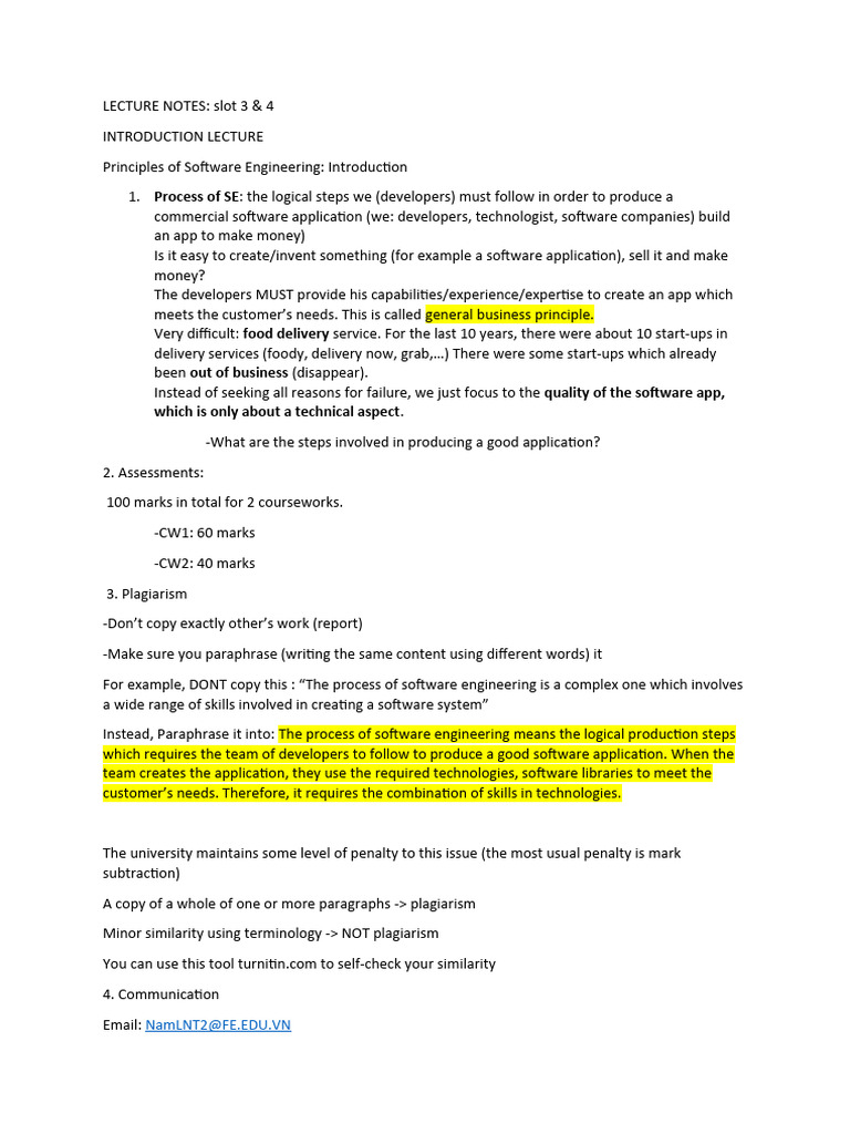 Software Engineering Principles Overview | PDF | Computing ...