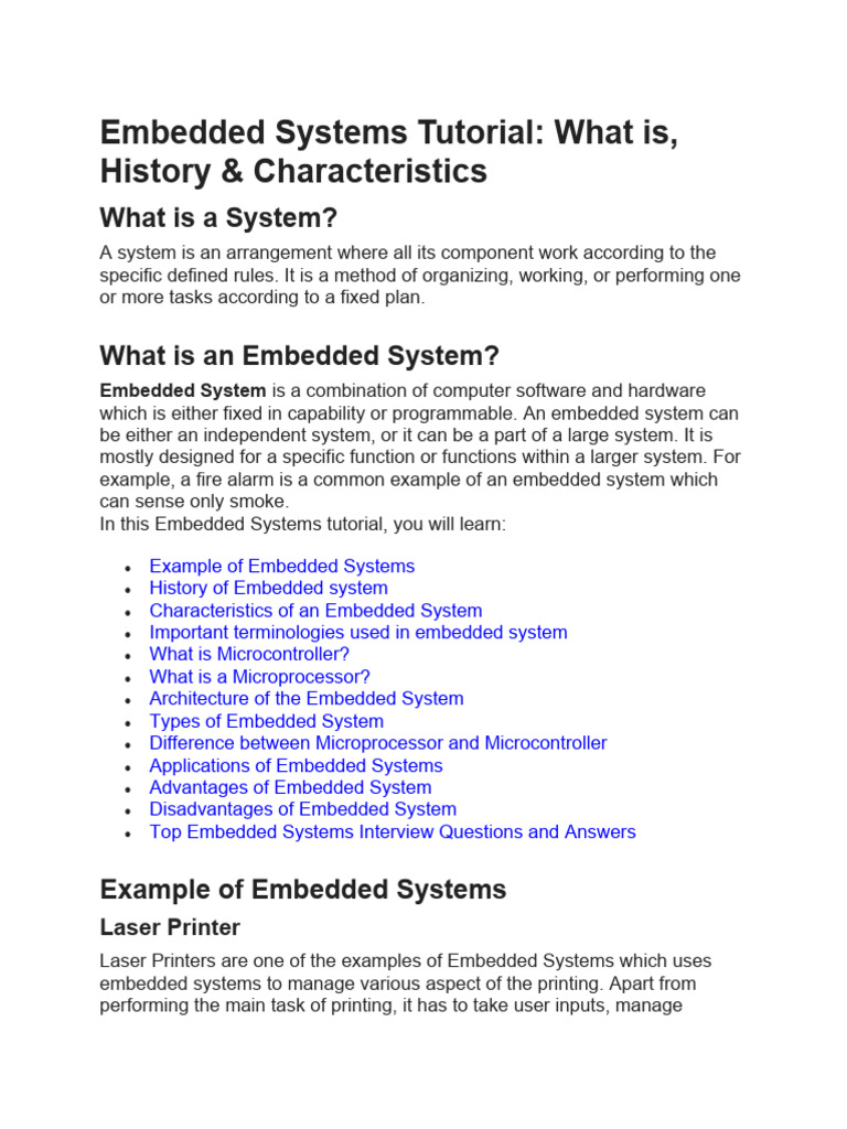 Embedded Systems Today 33333 | PDF | Embedded System | Random Access Memory