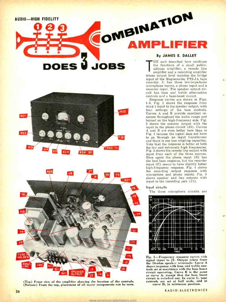 6V6 Amplifier Datasheet Overview | PDF | Amplifier | Loudspeaker
