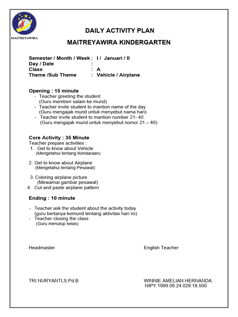 Daily Activity NEW A SMSTR II | PDF | Language Arts & Discipline | Foreign Language Studies