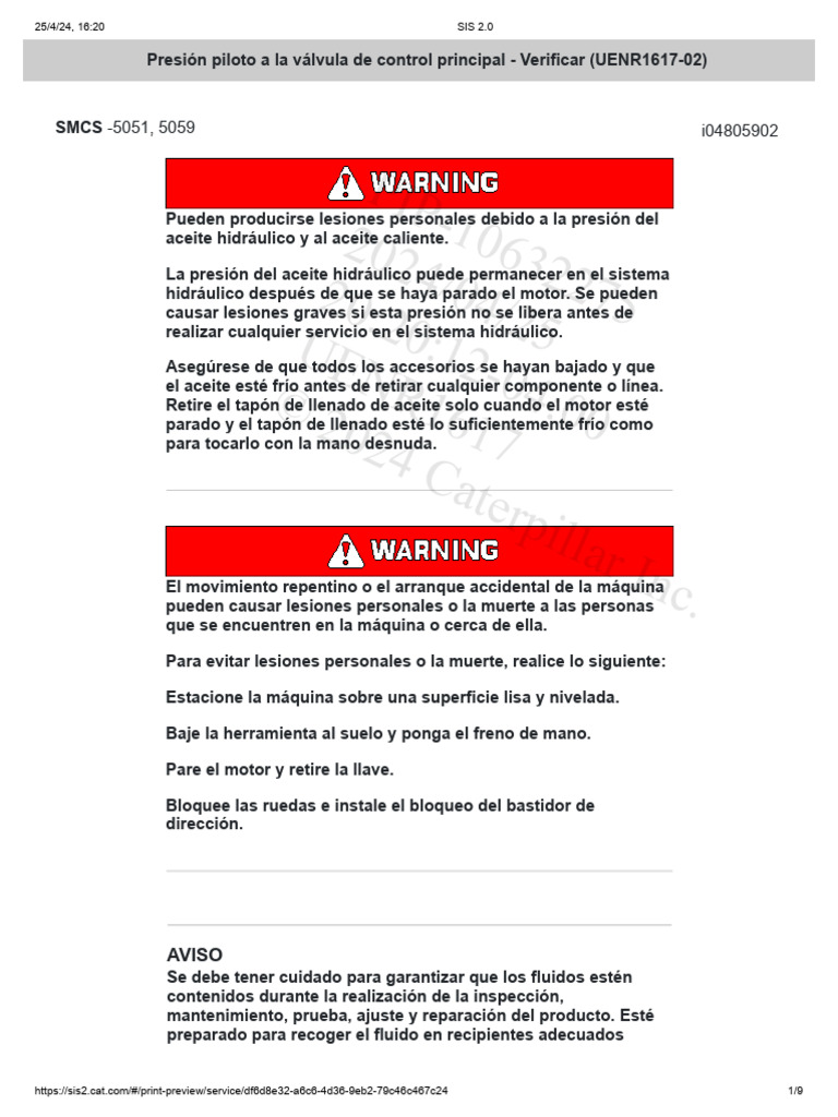 SIS 2.0 | PDF | Bomba | Presión