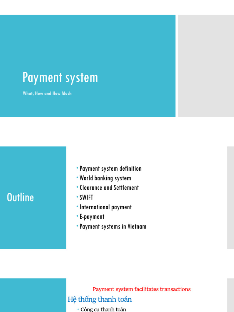 Topic 2 Payment System | PDF | Clearing (Finance) | Personal Finance