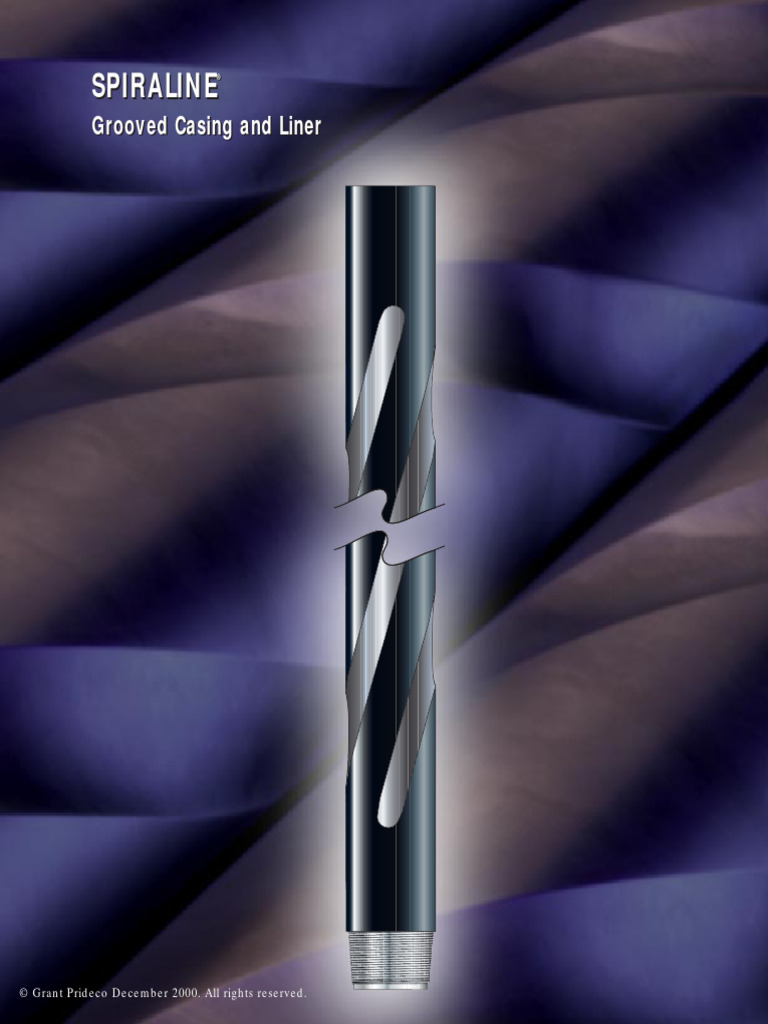 Spiraline Grooved Casing and Liner | PDF | Casing (Borehole) | Pipe ...