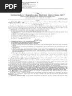 Maharashtra Contract Labour Rules 1971 | PDF | License | Appeal