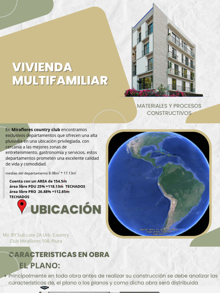Departamentos Exclusivos en Miraflores | PDF | Hormigón | Columna