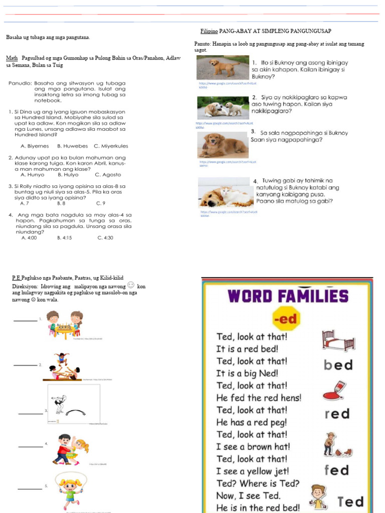 Week 4 Activity 4th Set | PDF
