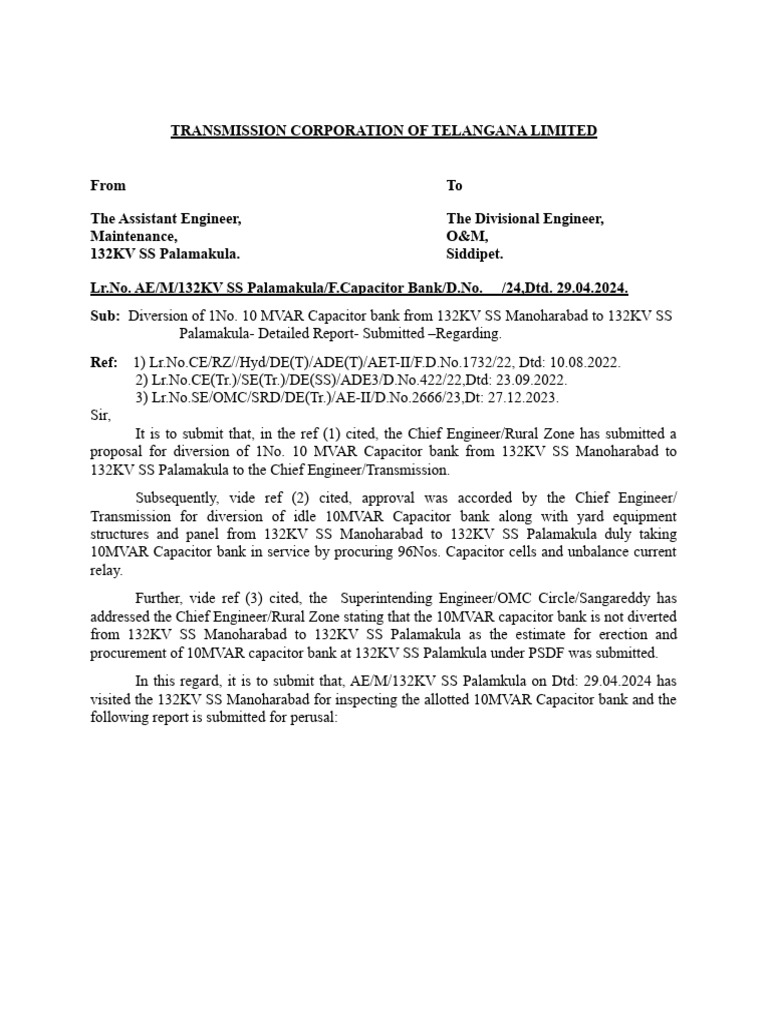 capacitor bank plmk | PDF