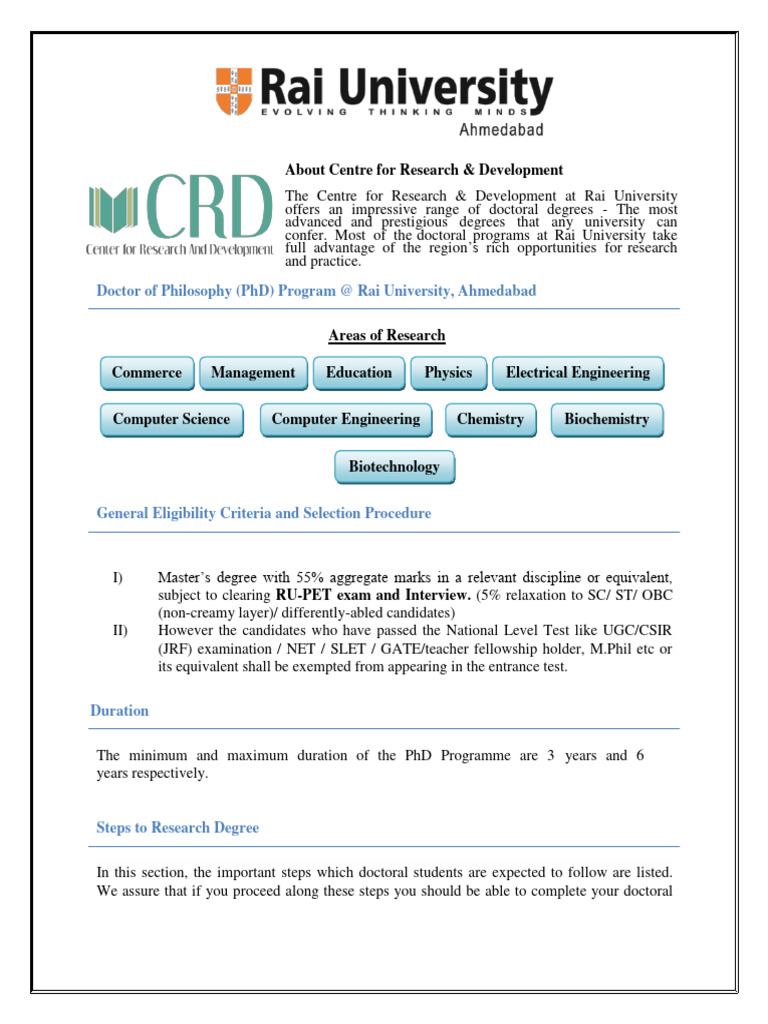 Selection Registration Protocol | PDF | Doctor Of Philosophy | Academic ...