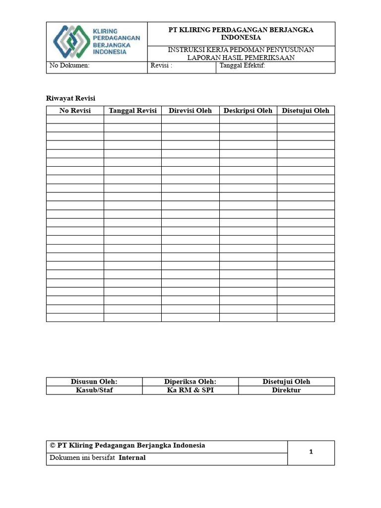 4.1. IK Pedoman Penyusunan Laporan Hasil Audit | PDF | Bisnis