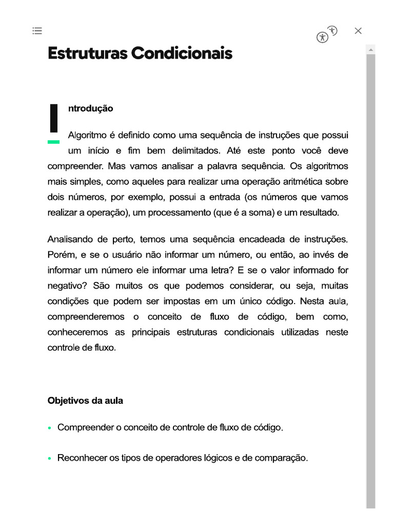 Estruturas Condicionais | PDF