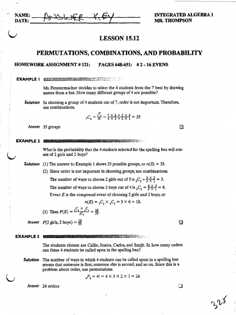 CN 121 Lesson 15.12 | PDF | Mathematical Concepts | Mathematics