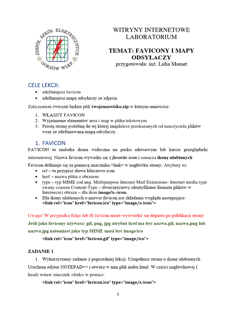 FAVICON I Mapy Odsyaczy | PDF