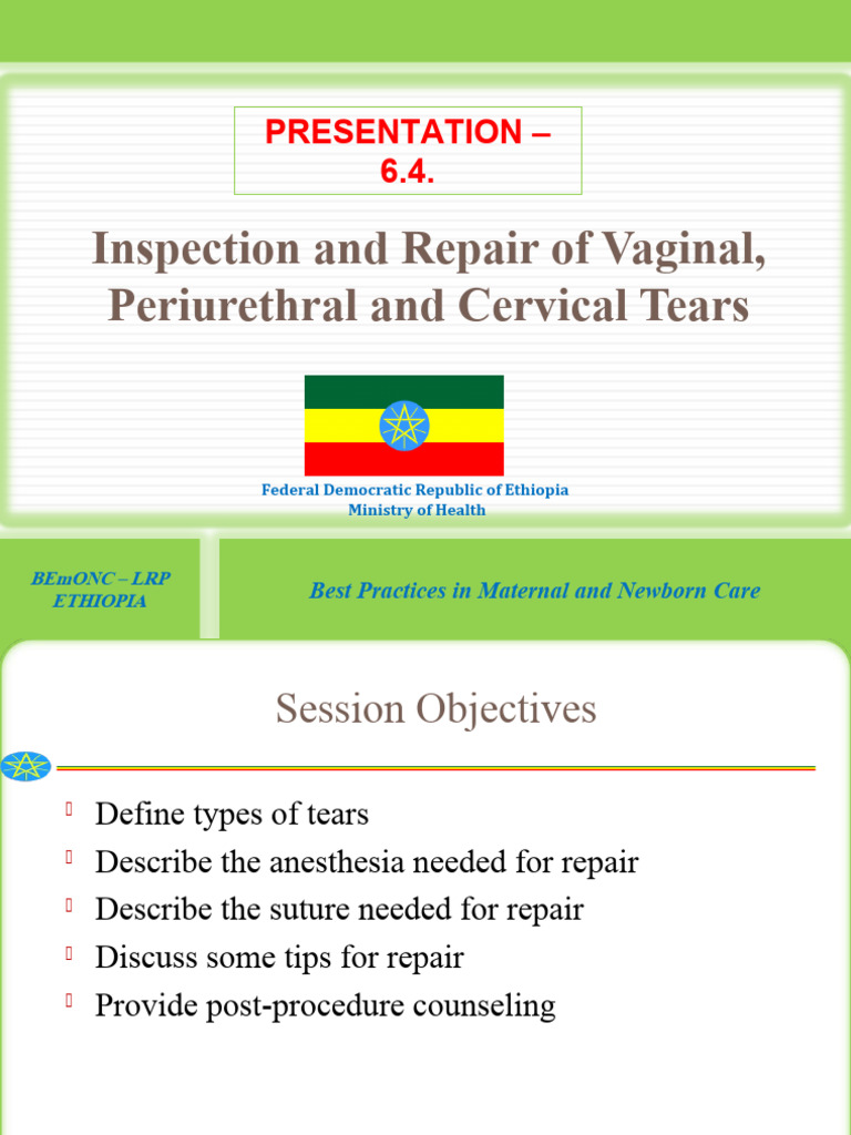 6.4-Cervical Tear Repair - 2017 | PDF | Vagina | Childbirth