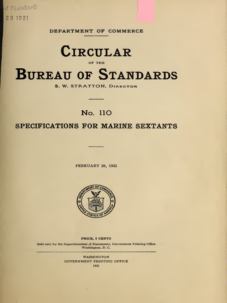 Nbs Circular 110 | PDF | Mirror | Aperture