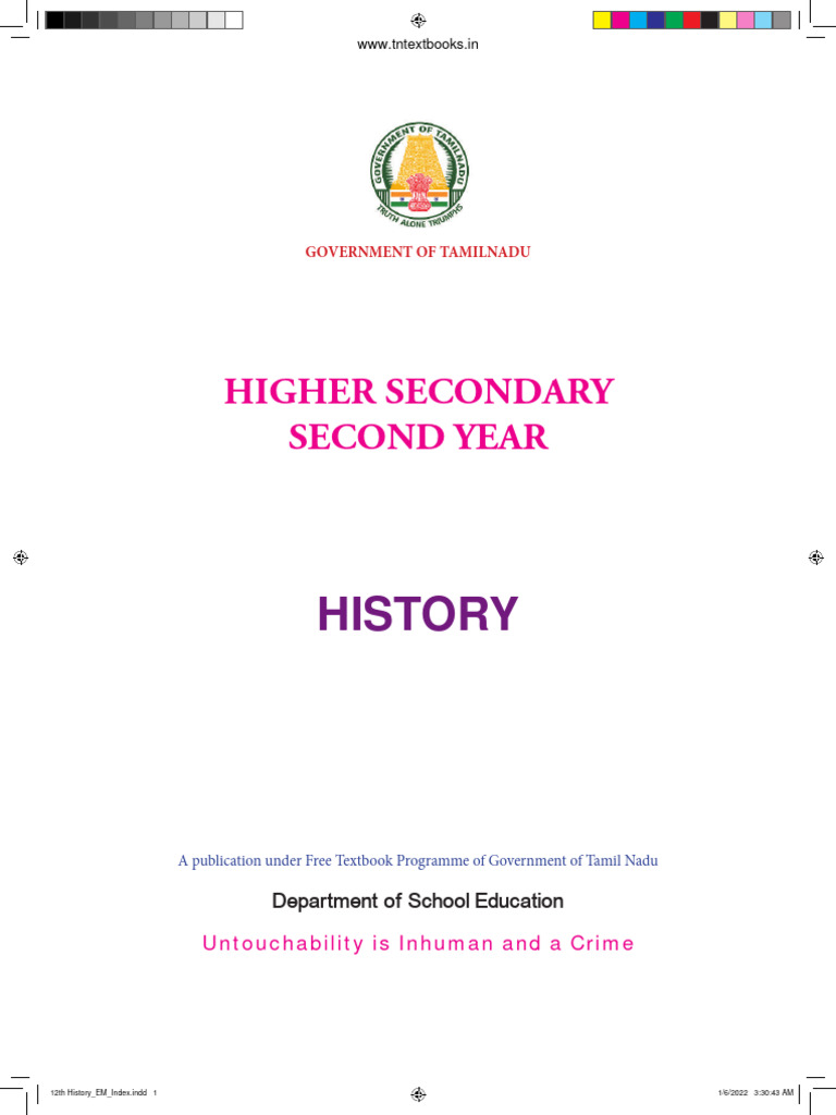 4 - Tamil Nadu Board History Book (Class 12) - Part 2 | PDF ...