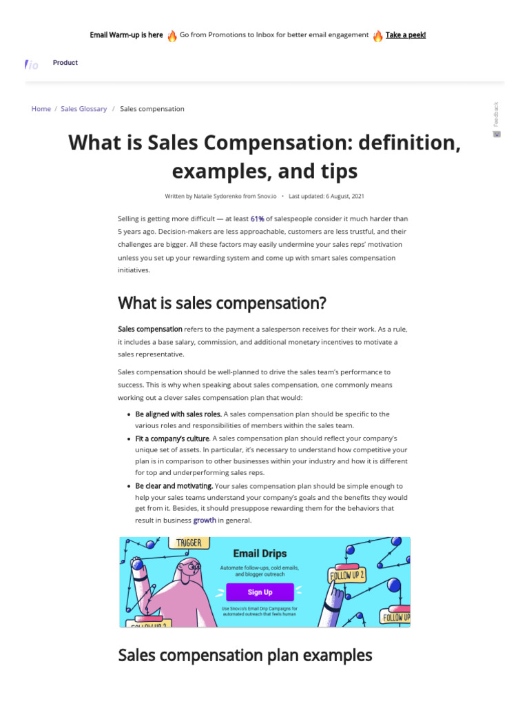 5 - Sales Compensation - Definition, Examples, An | PDF | Sales | Salary