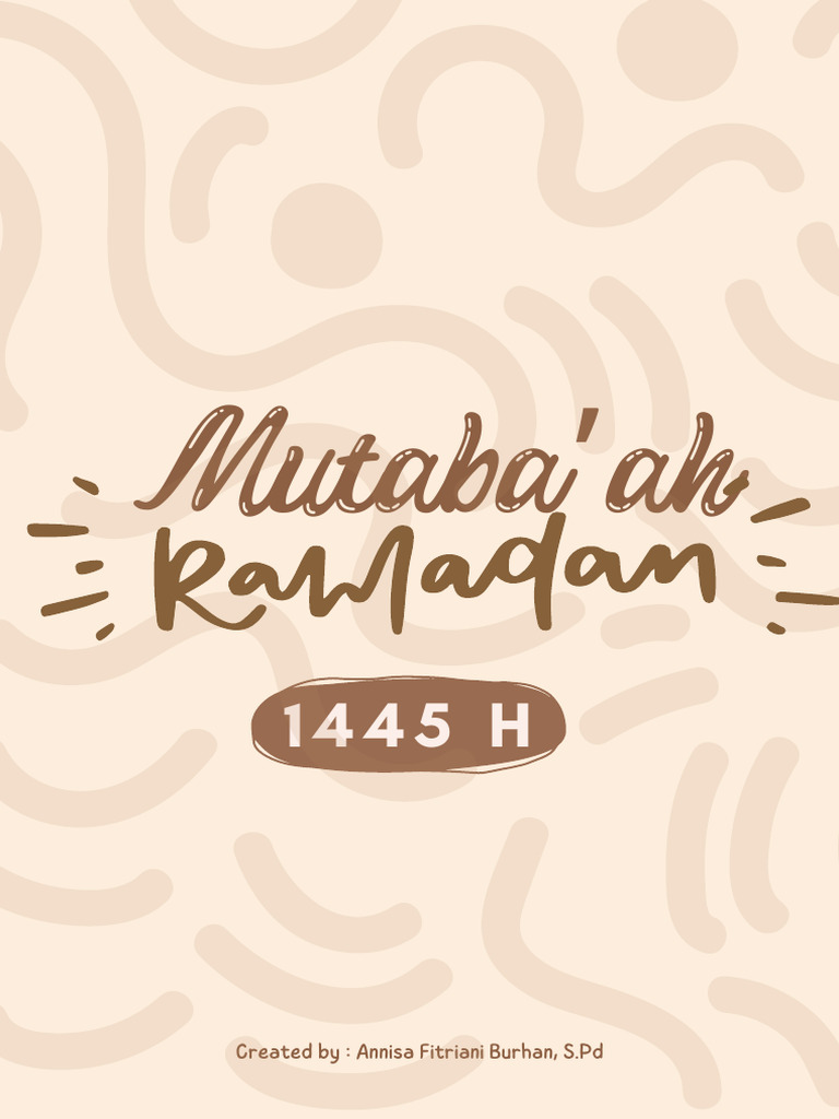 Mutaba’Ah Ramadhan 1445 H | PDF