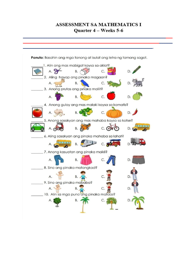 Q4Wk5&6 Math 1 | PDF