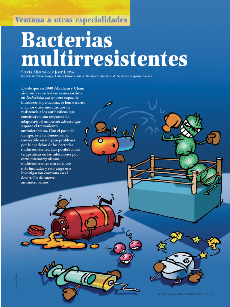 Bacterias Multirresistentes: Desafíos | PDF | Staphylococcus Aureus ...