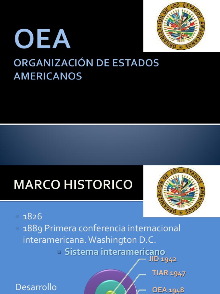 Historia y Estructura de la OEA | PDF | Relaciones internacionales ...