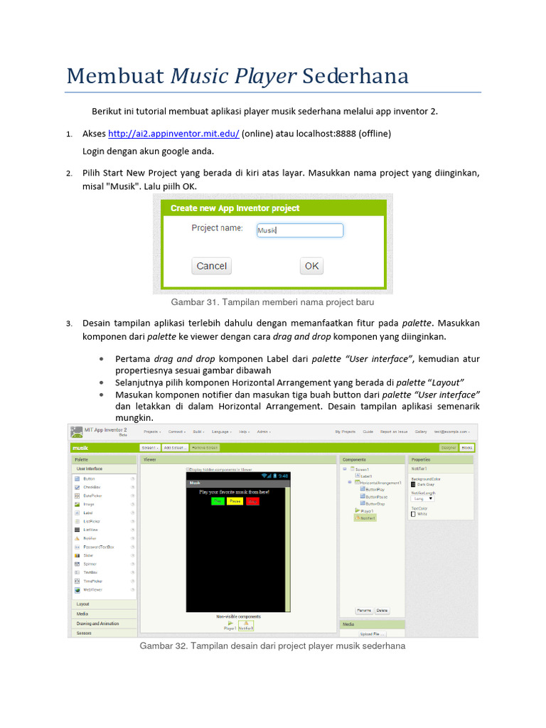 5 Membuat Music Player | PDF | Komputer | Teknologi & Rekayasa