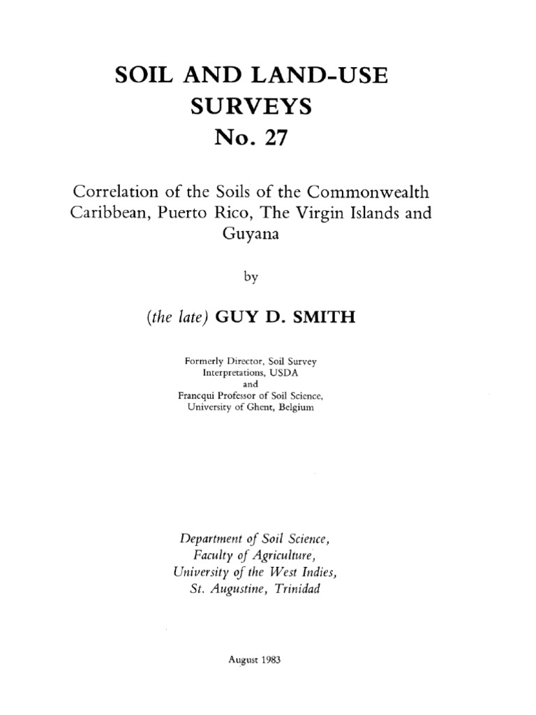 USDA Soil Taxonomy by Guy Smith | PDF