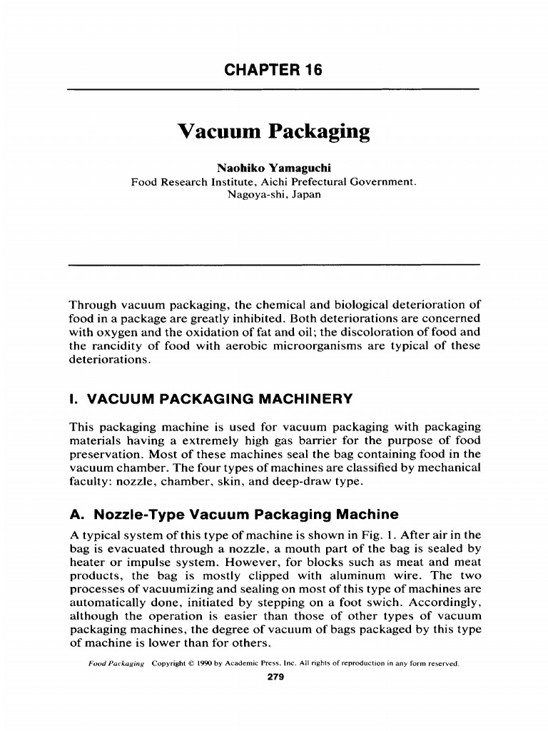 Vaccum Backaging | PDF | Industrial Processes