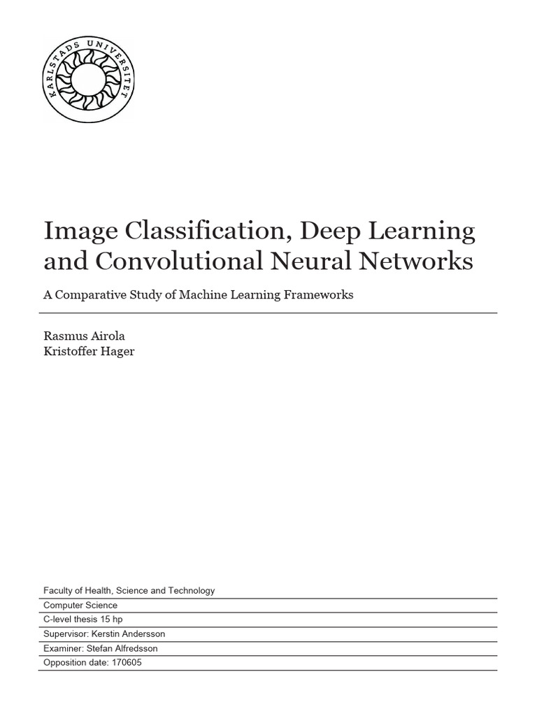 TensorFlow vs CNTK: Deep Learning Frameworks Comparison | PDF | Artificial Neural Network ...