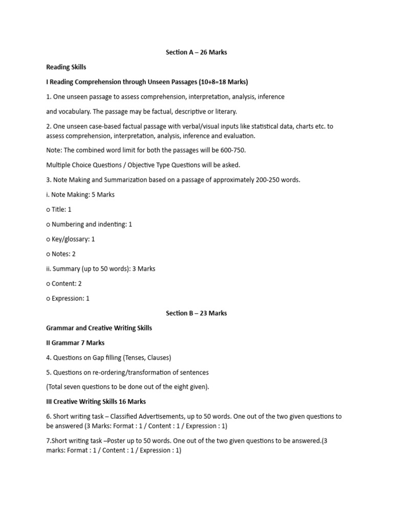 Reading and Writing Skills Assessment Guide | PDF | Reading ...