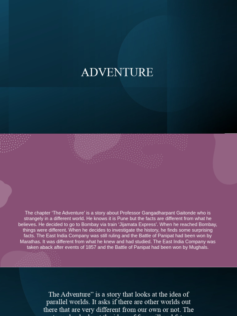 Adventure | PDF